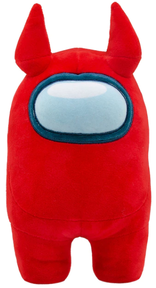 Among Us Red Crewmate with Horns Plush 12" Cheap Low Shipping - Fun ...